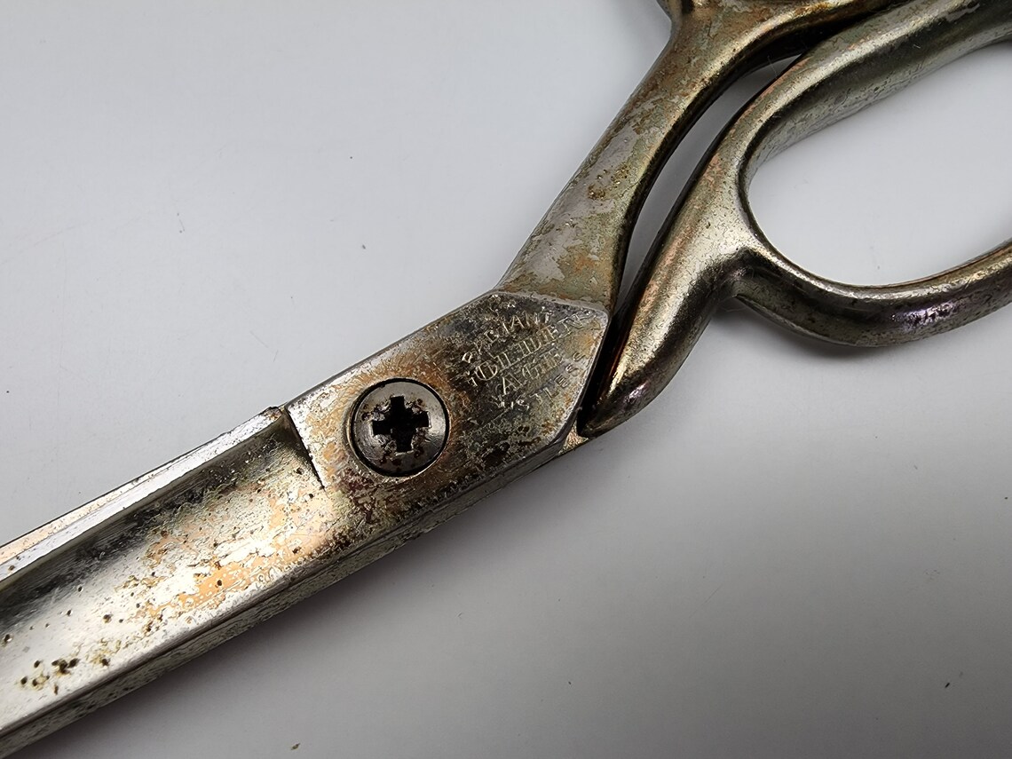 Vintage Richard of Sheffield Scissors Rediant Golden Age Sewing Tailor ...