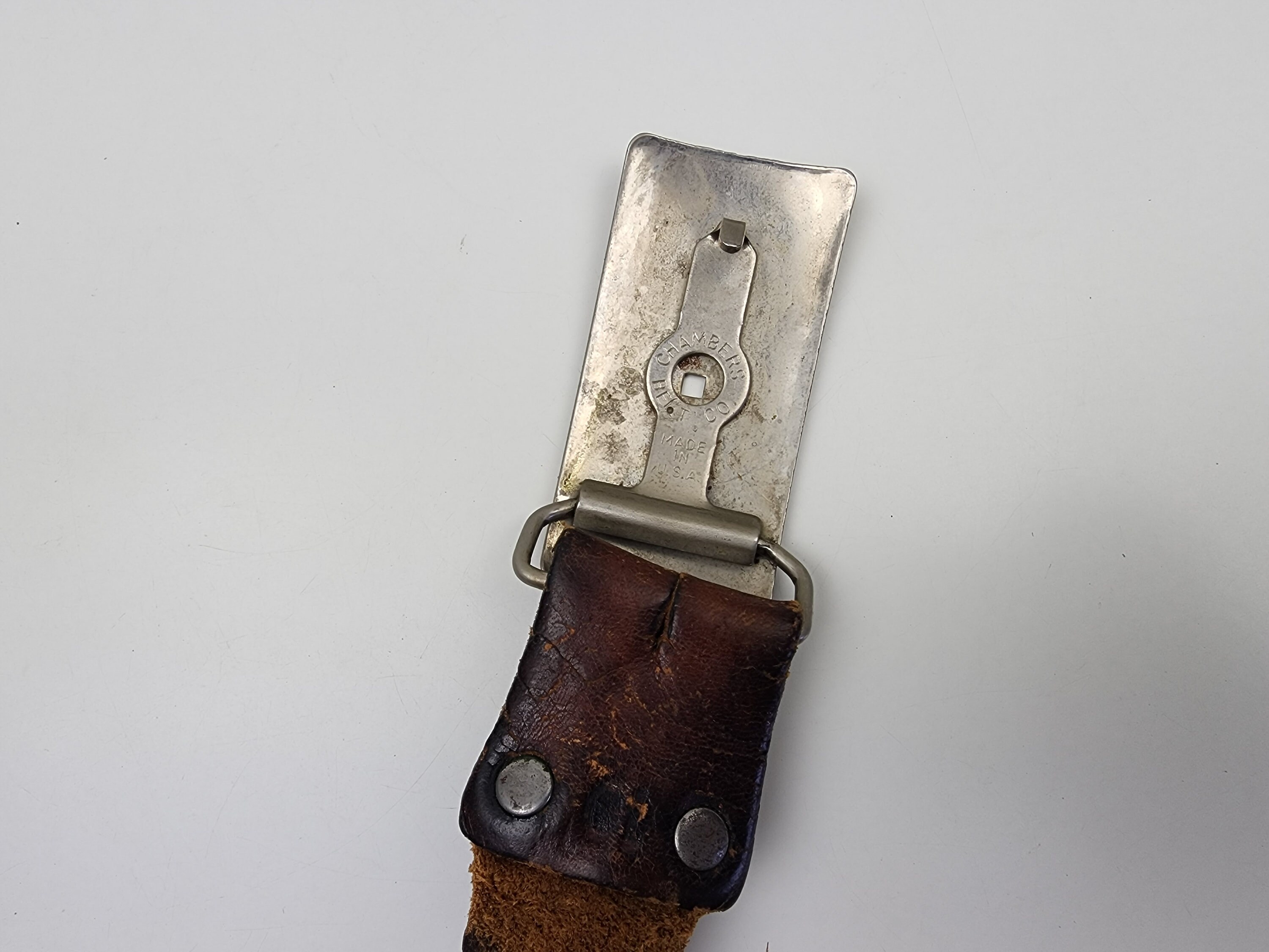 Vintage Union Pacific Railroad Leather Belt 40" CHAMBERS BELT CO - Etsy