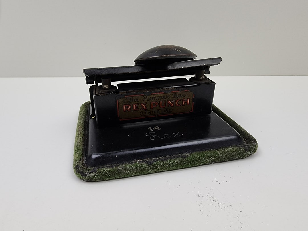 Vintage the Hummer Line 14 REX PUNCH Wilson Jones Co USA - Etsy