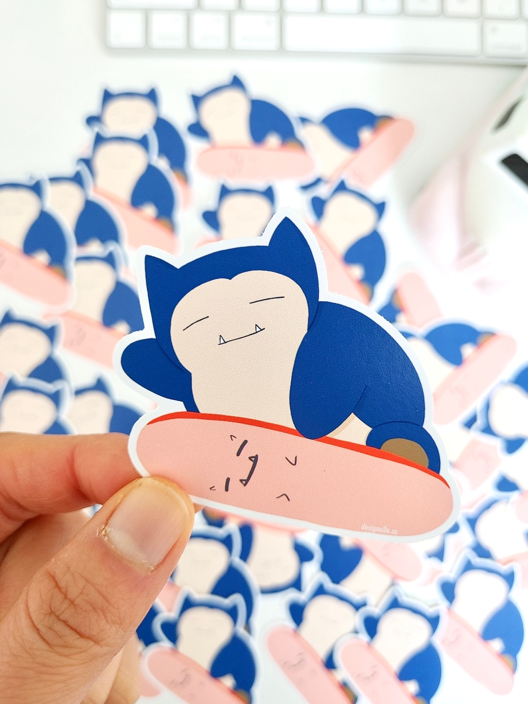 Snorlax Snowboard Cute Matte Vinyl Sticker - Etsy Österreich