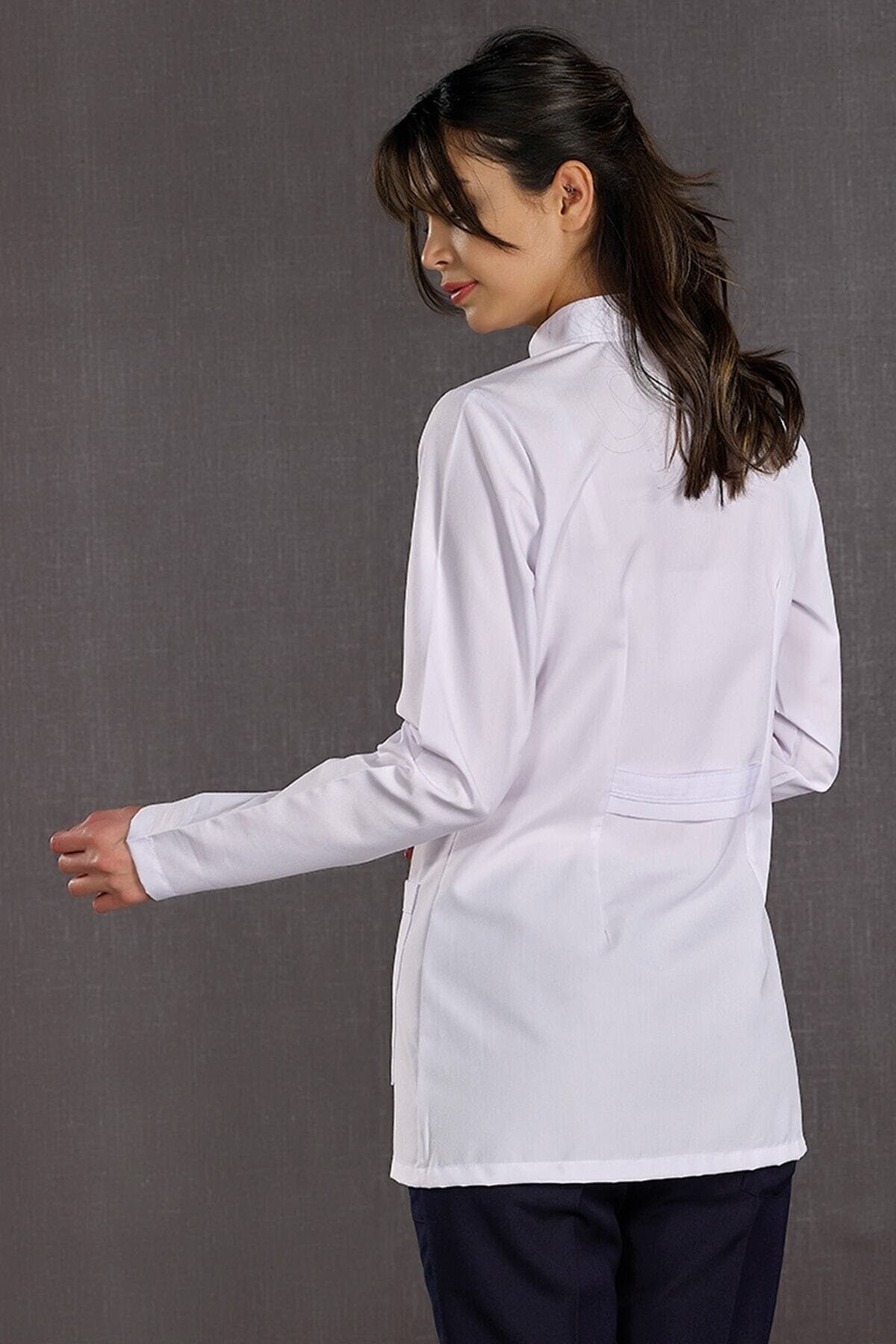 Women's Medical Long Sleeves White Lab Coat Doctor - Etsy