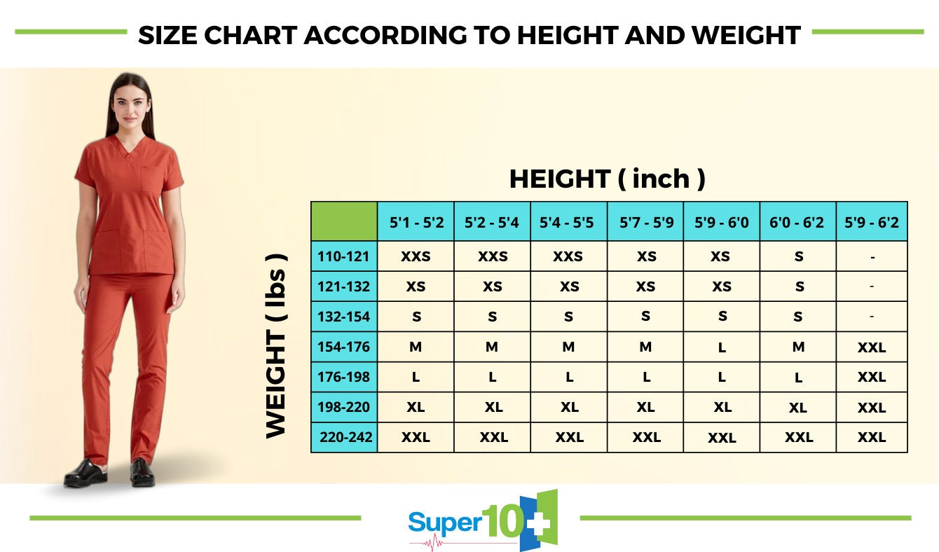 Light Blue MEDICAL SCRUBS SET, Nurse Dress Uniform,scrub Set for Women ...