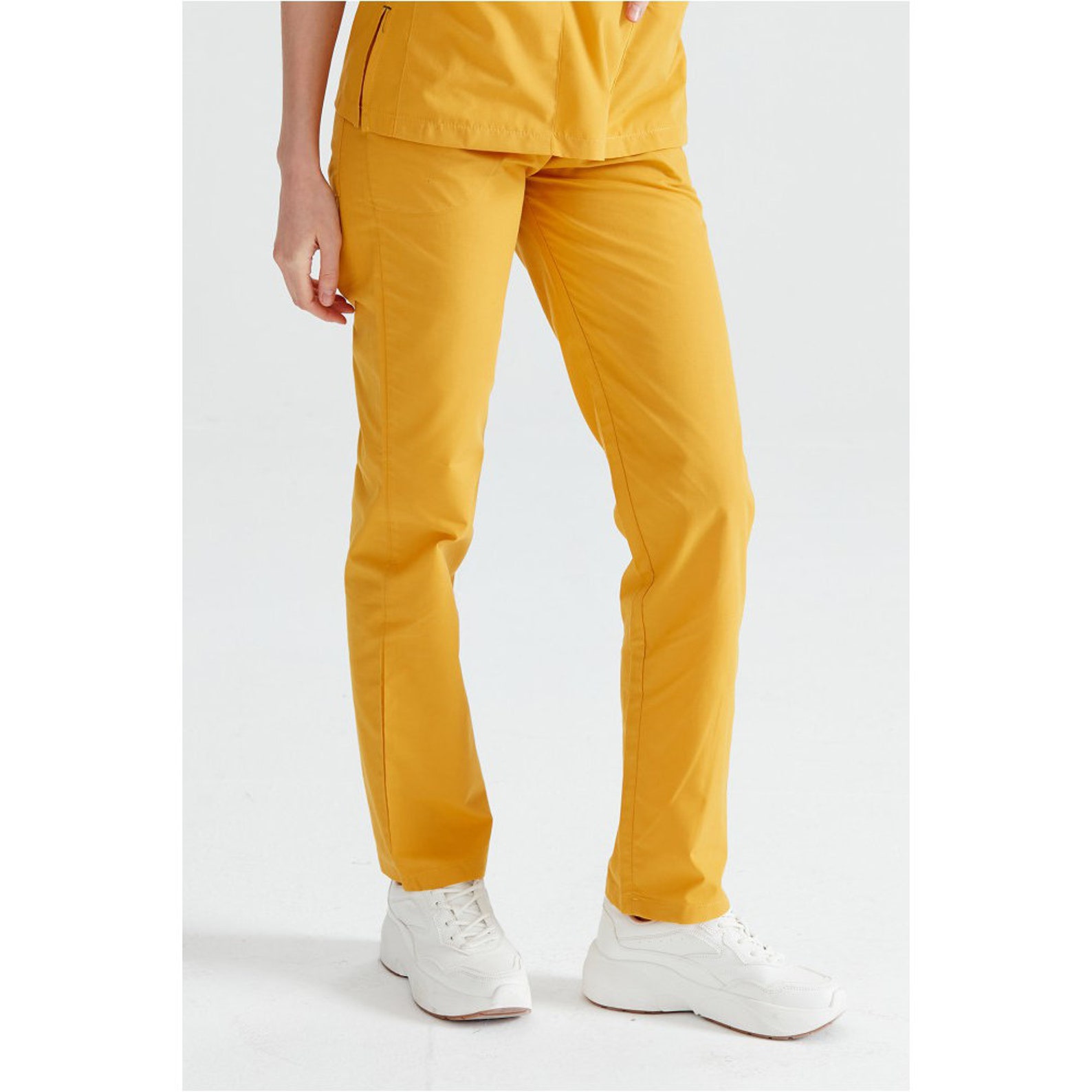Yellow Nurse Pants, Scrub Bottoms, Cargo Pants, Jogger Scrub Pants ...