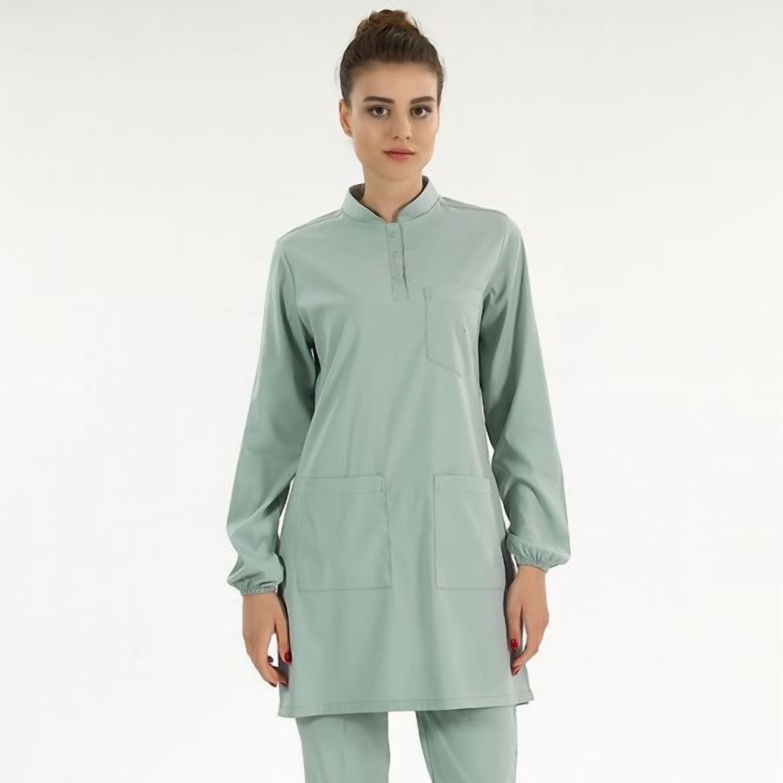 Elevate Your Work Attire: Modest Scrub Set for Women in the Medical ...