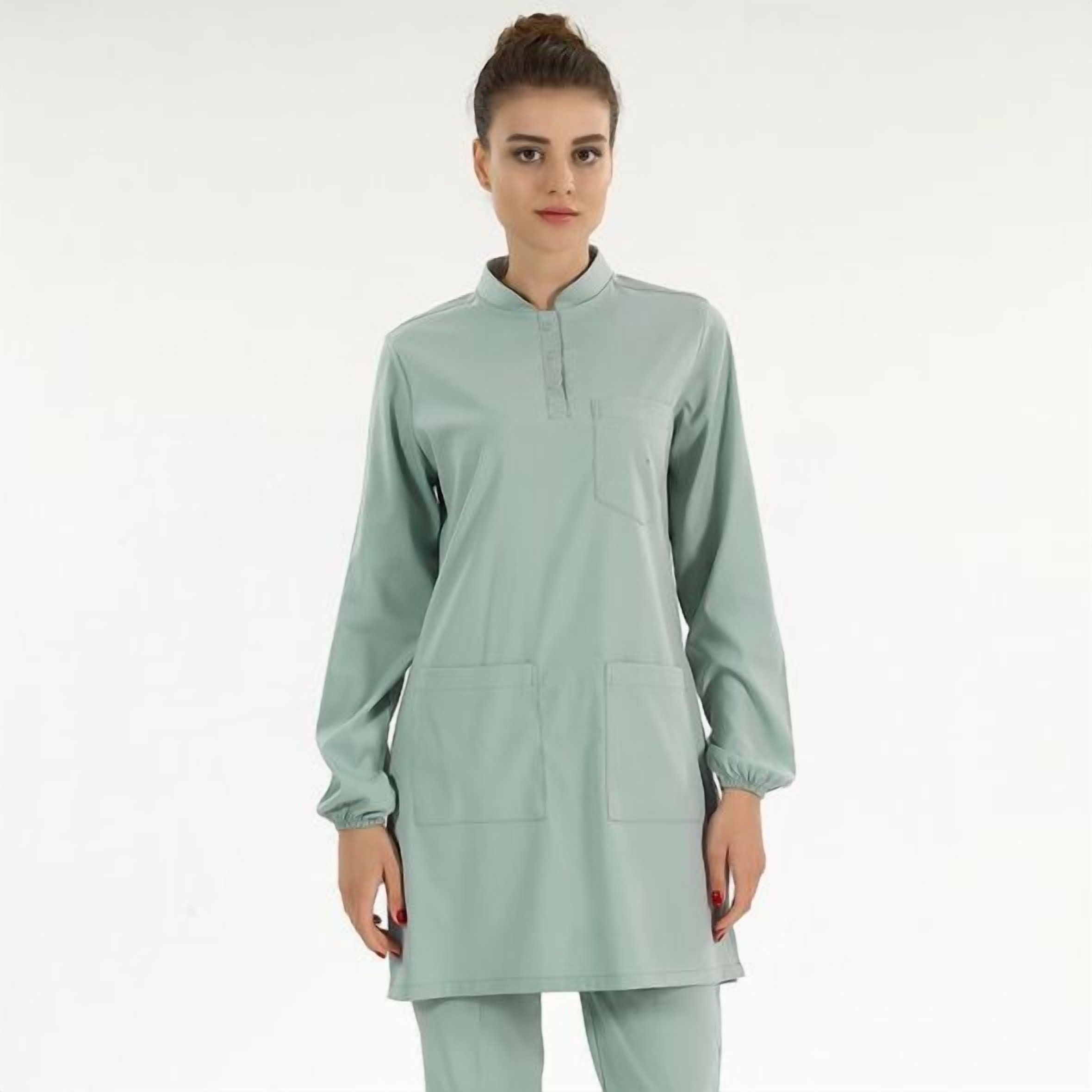 Elevate Your Work Attire: Modest Scrub Set for Women in the Medical ...
