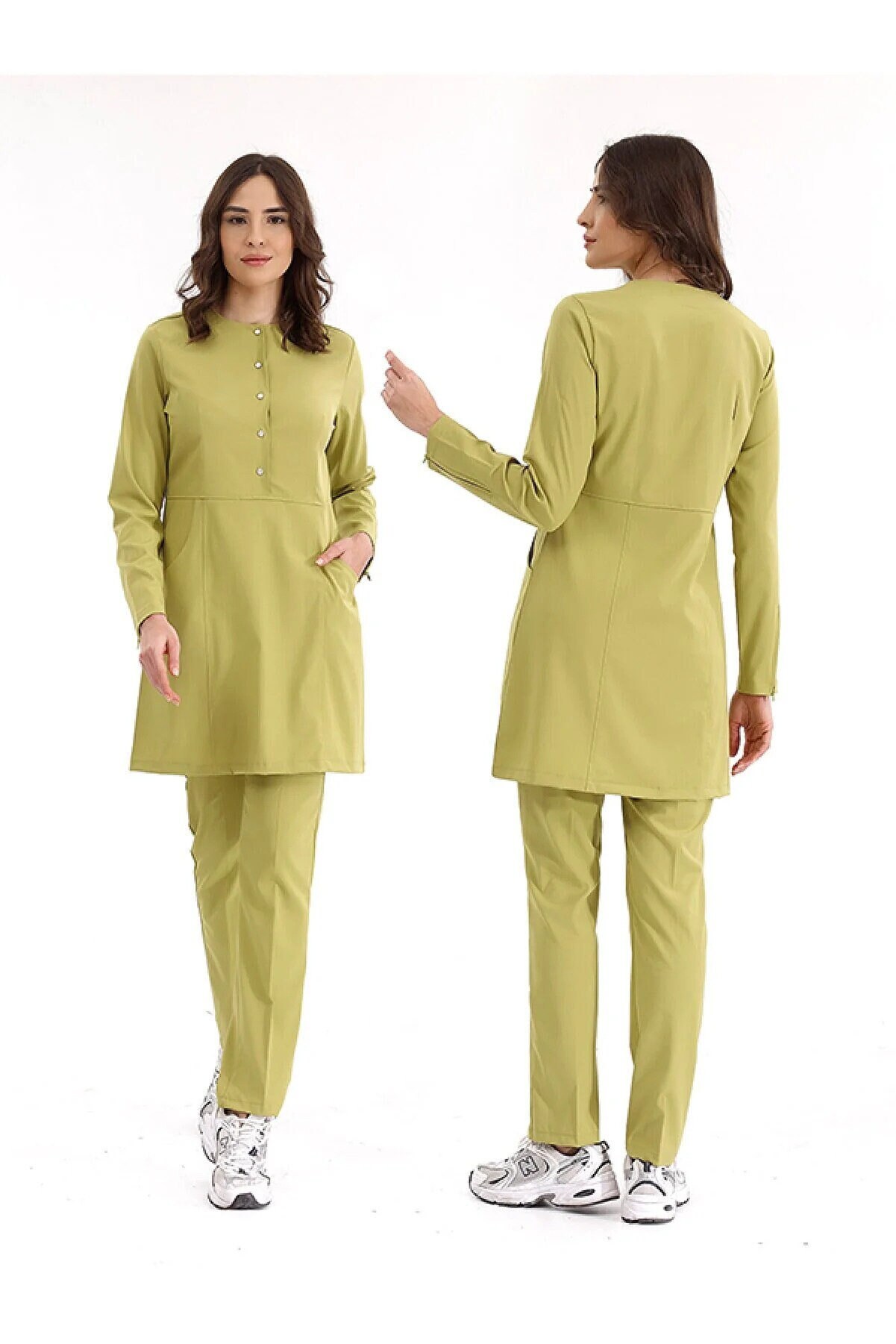 Professional and Fashionable: Modest Scrub Set for Muslim Nurses and ...