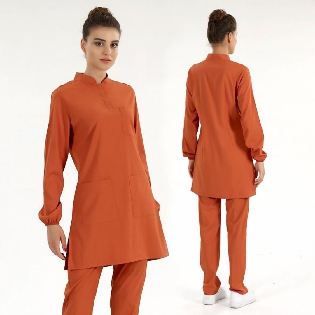 MEDICAL SCRUBS Set,nurse Dress Uniform,scrub Set for Women,organic ...