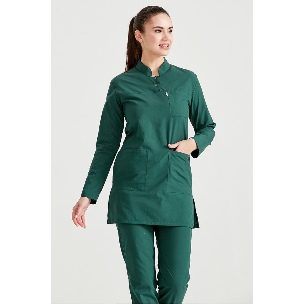 Green Muslim Nurse Modest Scrub Set, Medical Scrub, Women's Scrub Set ...