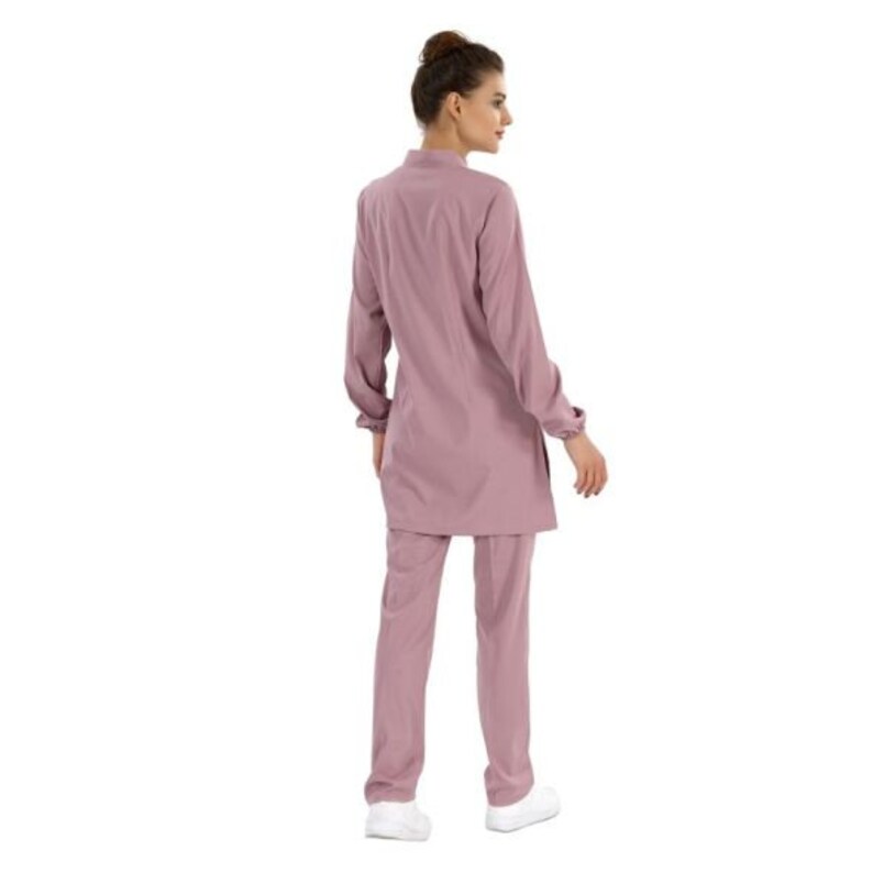 Stay Comfortable and Stylish: Women's Modest Scrub Set for Medical ...