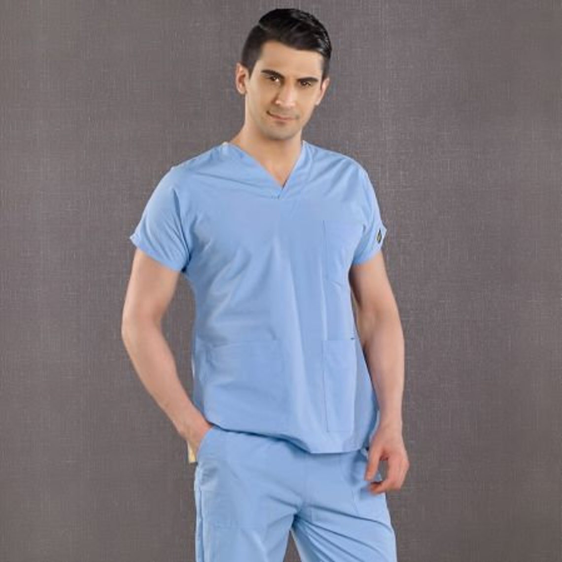 Light Blue Scrub Set,scrub Set Woman,medical Scrub, Scrub for Woman ...