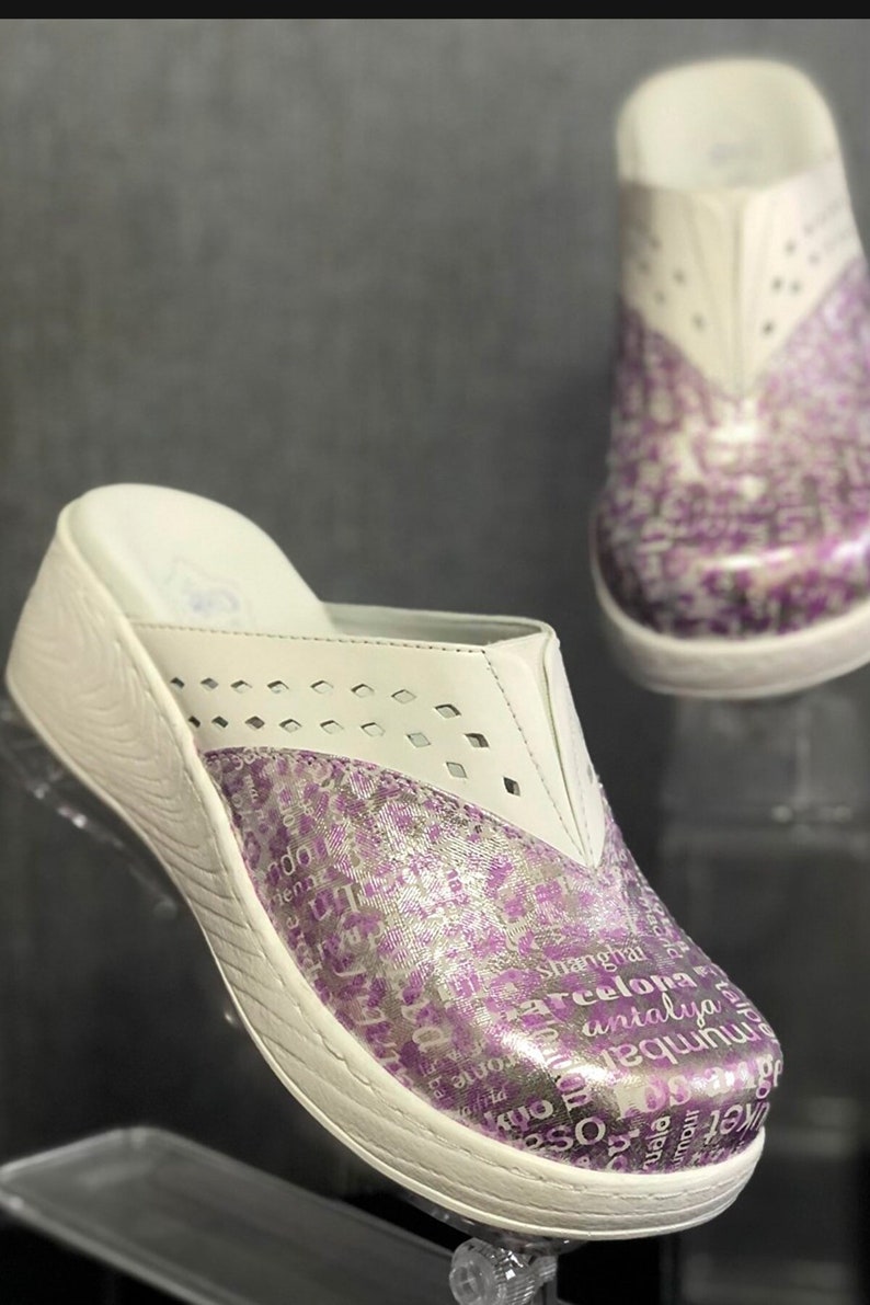 100 % Real Leather Clogs for Nurses, Medical Shoes,comfortable Shoes ...