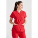 Red Scrub Set, V Neck Nurse Scrub, Medical Scrub, Women's Scrub Set ...