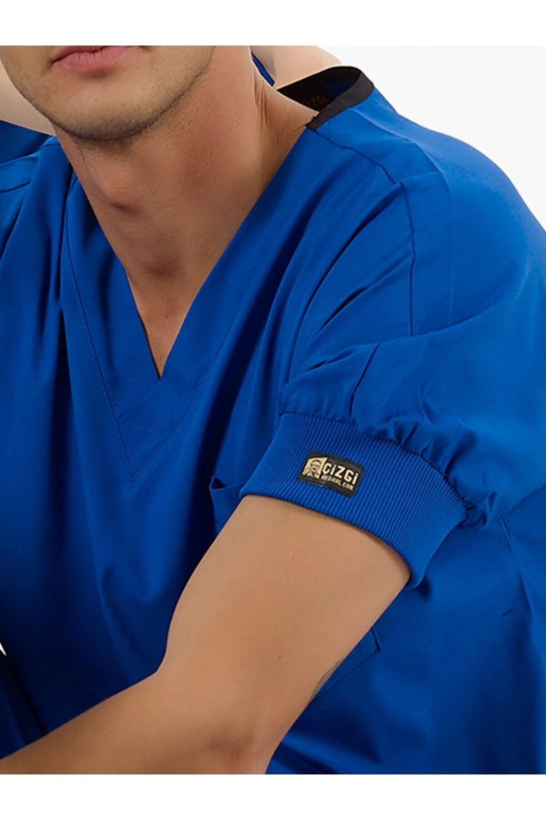 Unisex V Neck Scrub Set, Scrub Uniform, Medical Scrubs, Nursing Scrub ...