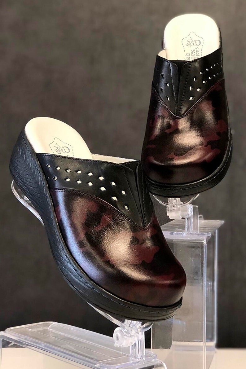 100 % Real Leather Clogs for Nurses, Medical Shoes,comfortable Shoes ...