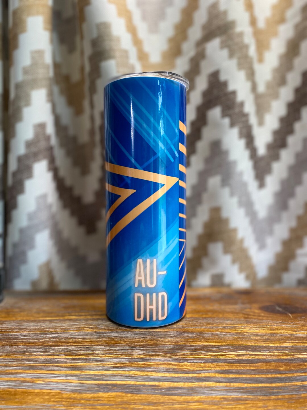 20 Oz Autism ADHD Tumbler. Blue for Autism and Orang for Adhd Awareness ...