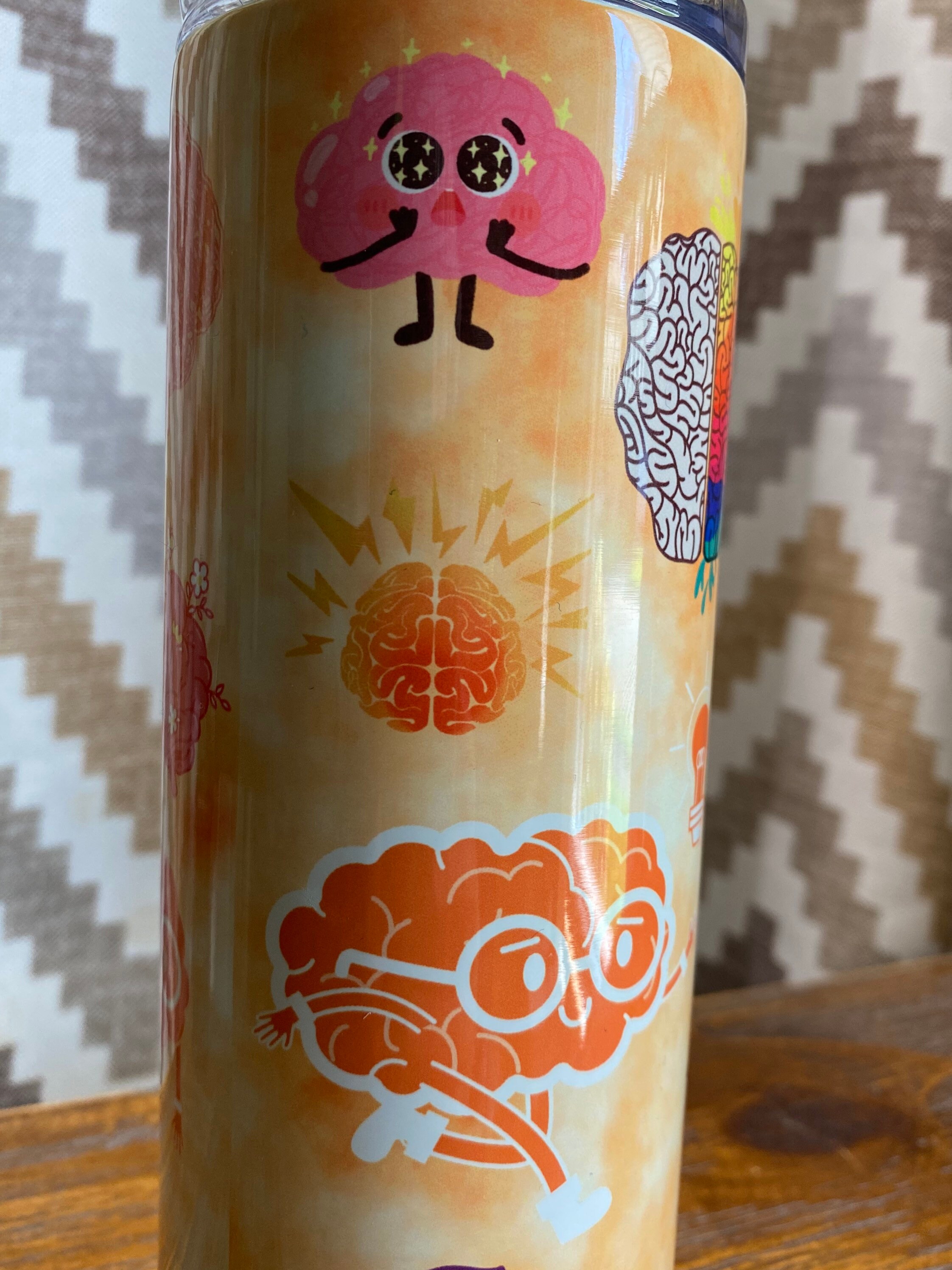 I Am ADHD 20oz Tumbler With Lid and Straw. Neurodivergent Brains in ...