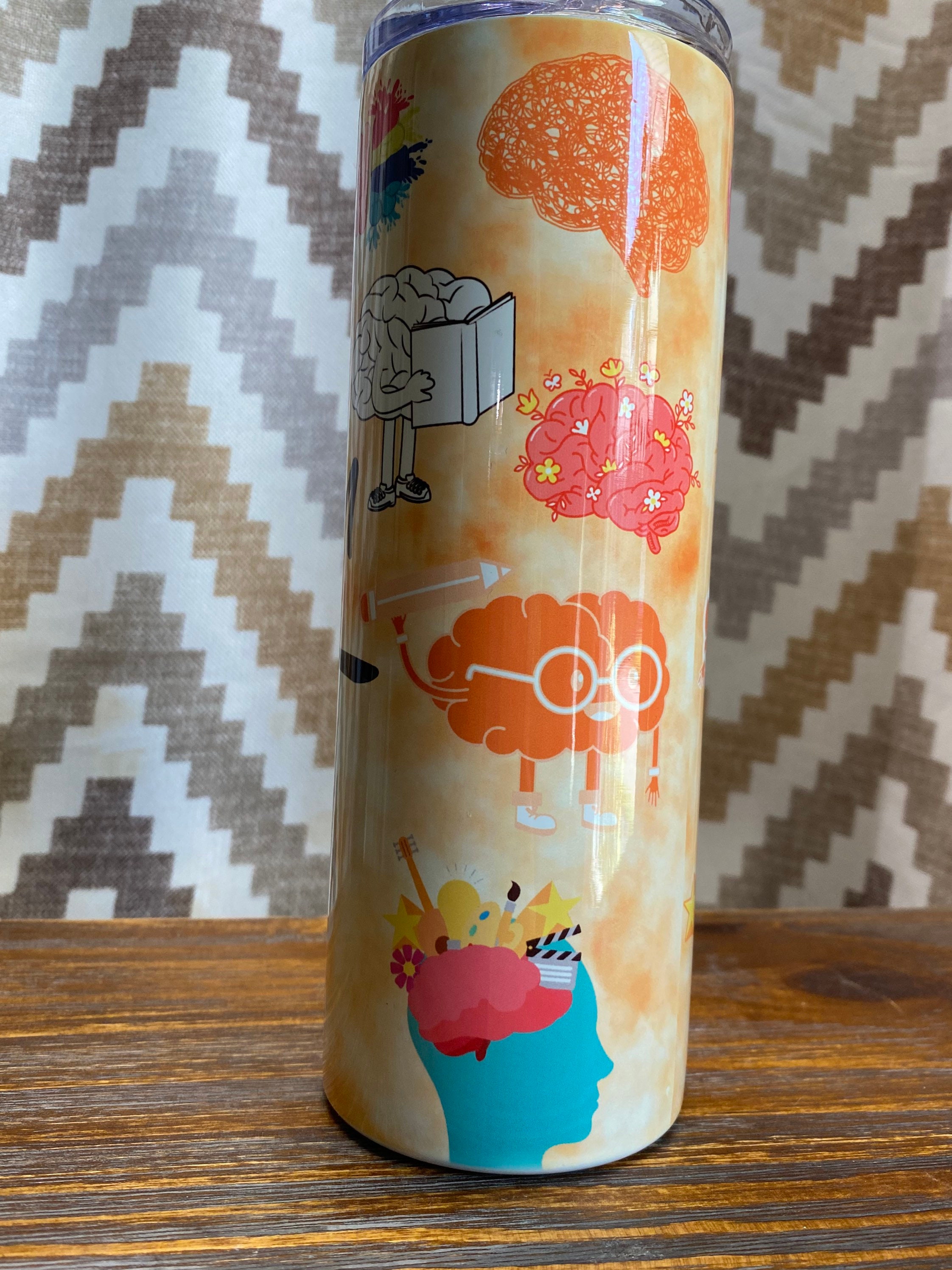 I Am ADHD 20oz Tumbler With Lid and Straw. Neurodivergent Brains in ...