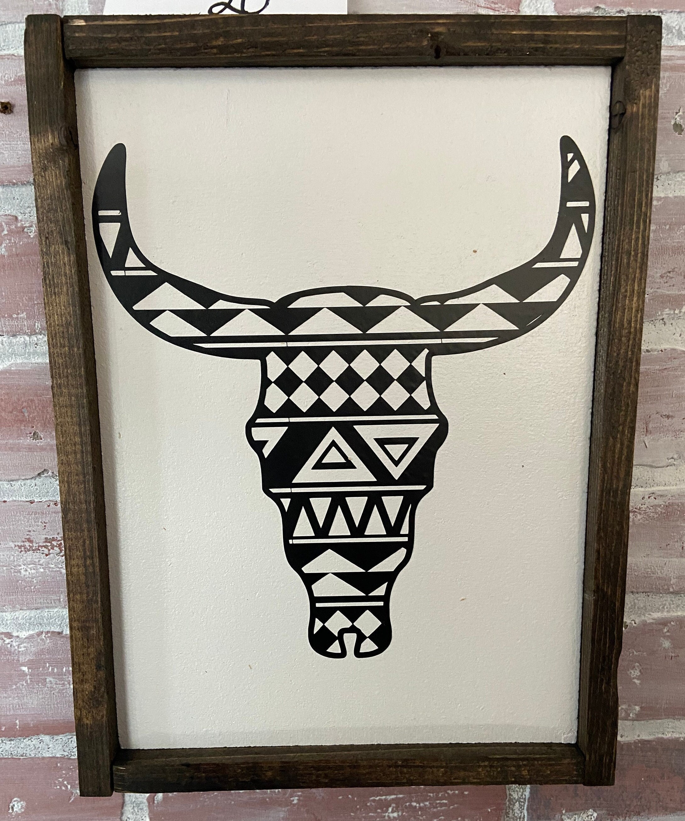Aztec Boho Bull Sign - Etsy