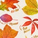 Printable Leaves in Autumn Wall Art | Colorful Leaf Identification ...