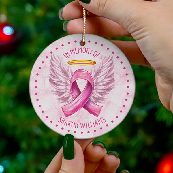 Pink Memorial Ribbon - Etsy