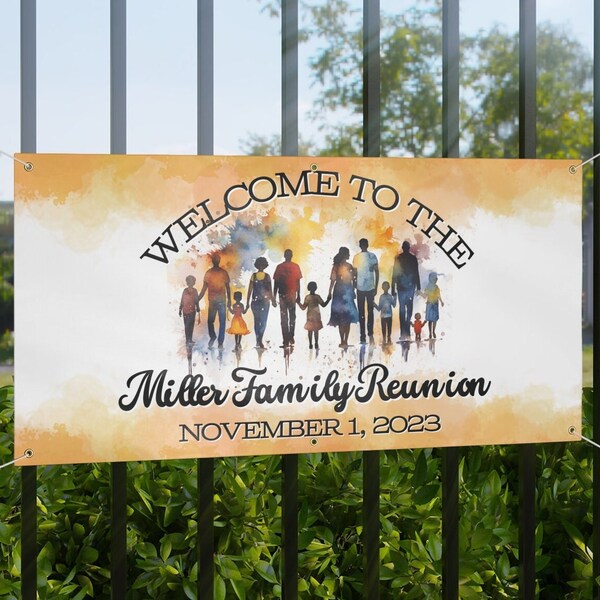 Custom Family Reunion Poster - Etsy