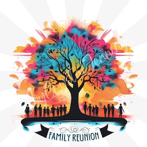 Family Reunion PNG DIGITAL DOWNLOAD Instant Download, Family Reunion T ...