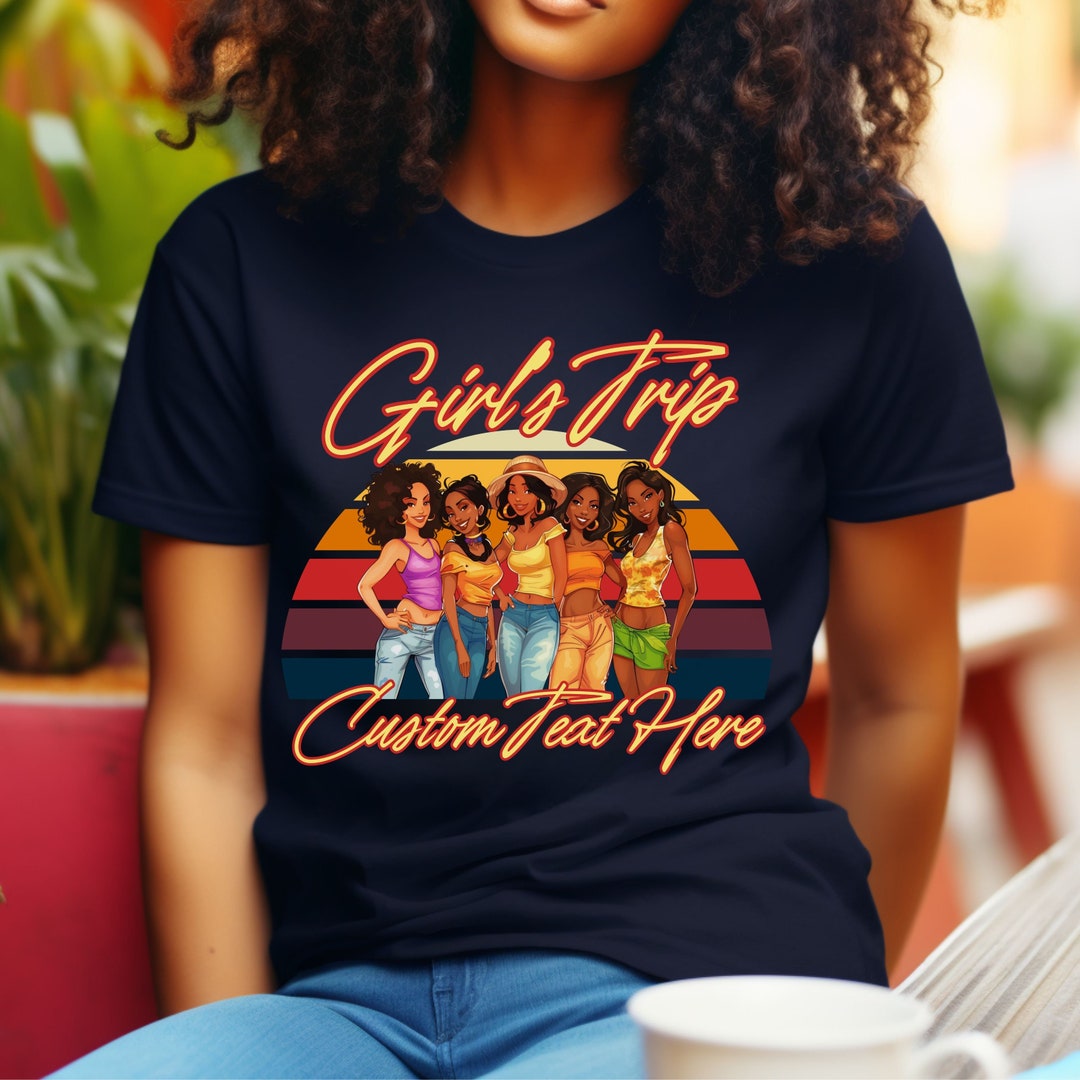 Personalized Girl's Trip T Shirt, Custom Girl's Vacation Tee Shirt, Womans Trip Shirts, Girl's ...