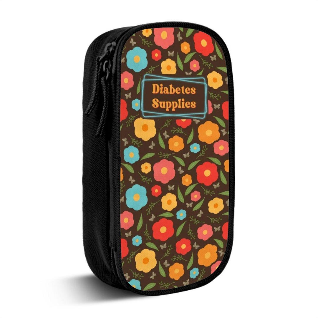 Retro Diabetic Medical Kit Case, Diabetes Management, Diaversary Gift ...