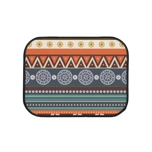 Boho Hippie Car Accessory Floor Mats Retro Mod Car Decor Bohemian ...