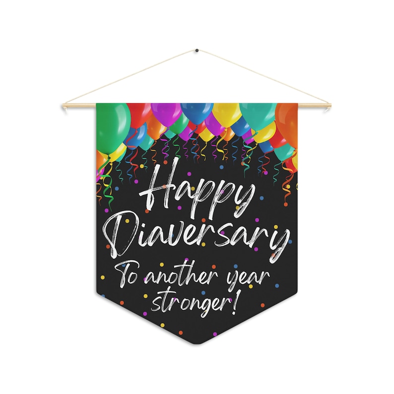 Happy Diaversary Banner Diabetes Pennant Type 1 Diabetes - Etsy
