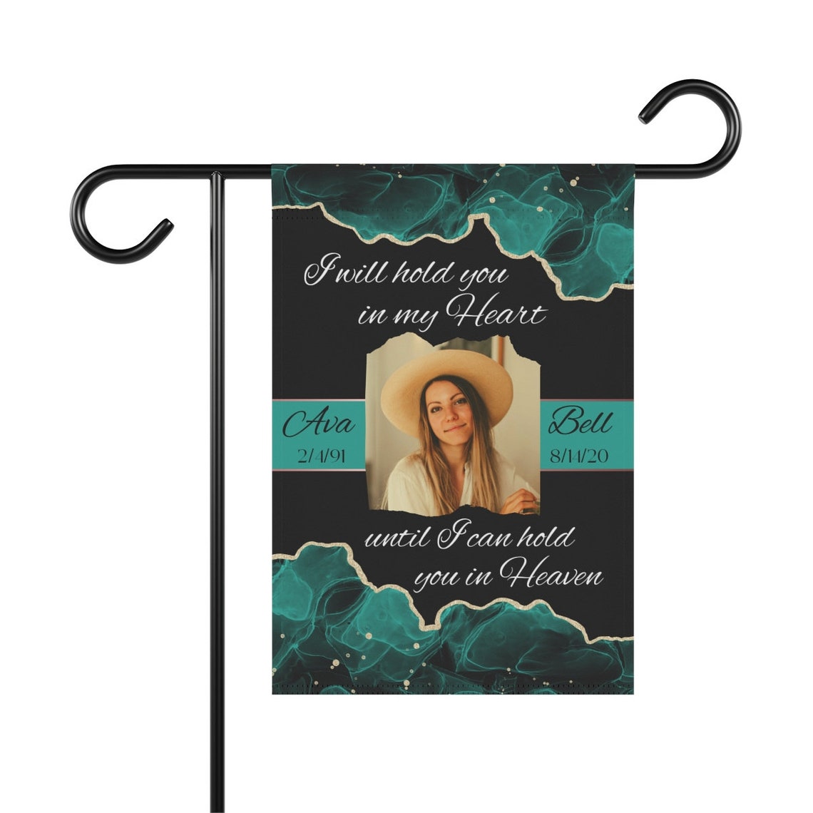 Cemetery Flag Personalized Photo Memorial Cemetery Photo - Etsy