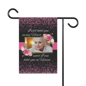 Cemetery Flag Personalized Photo Memorial, Cemetery Photo Marker, in ...