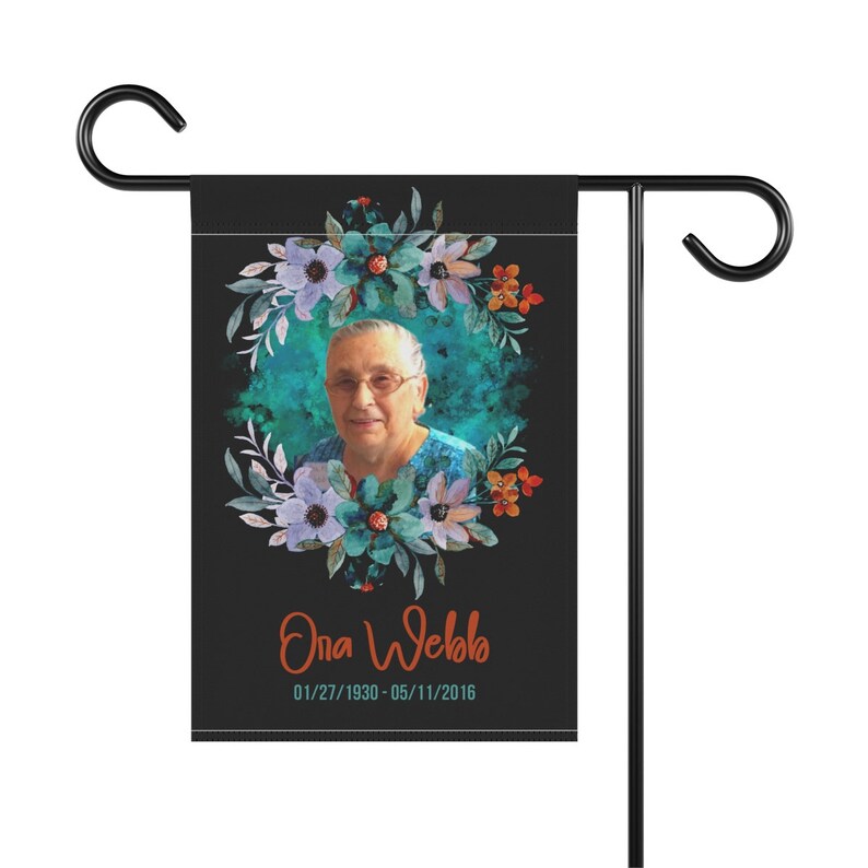 Cemetery Flag Personalized Photo Memorial Cemetery Photo - Etsy