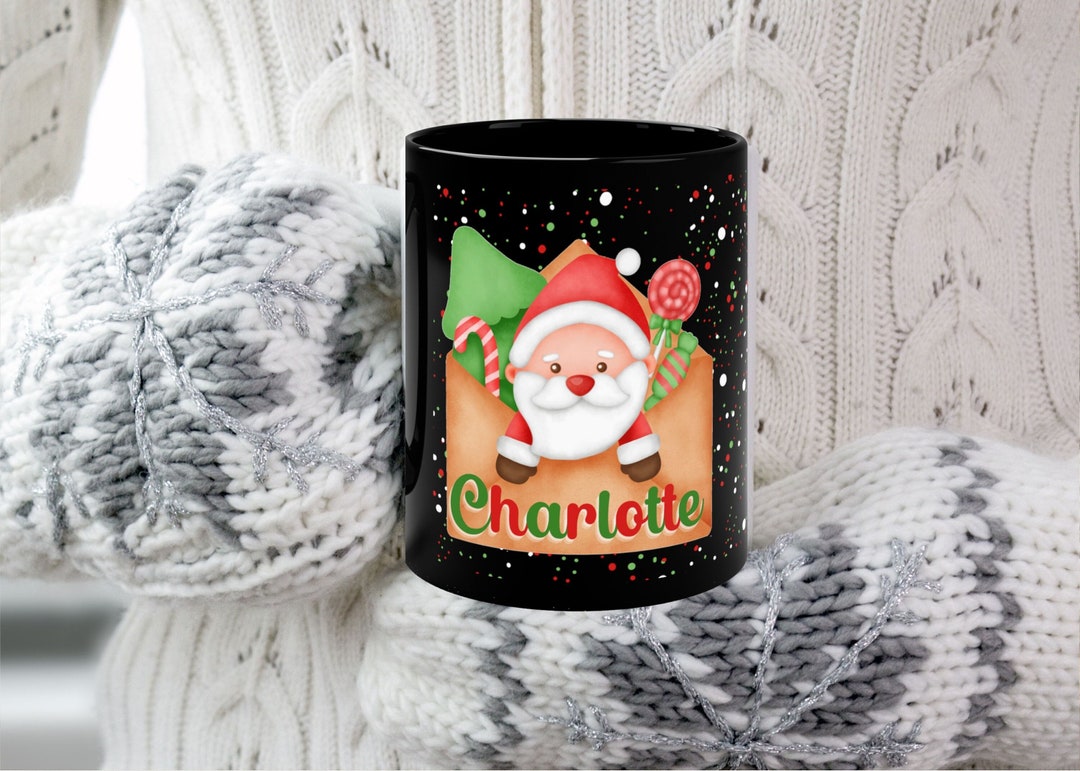 Santa Christmas Mug, Secret Santa Gift, Christmas Coffee Mug, Coffee ...