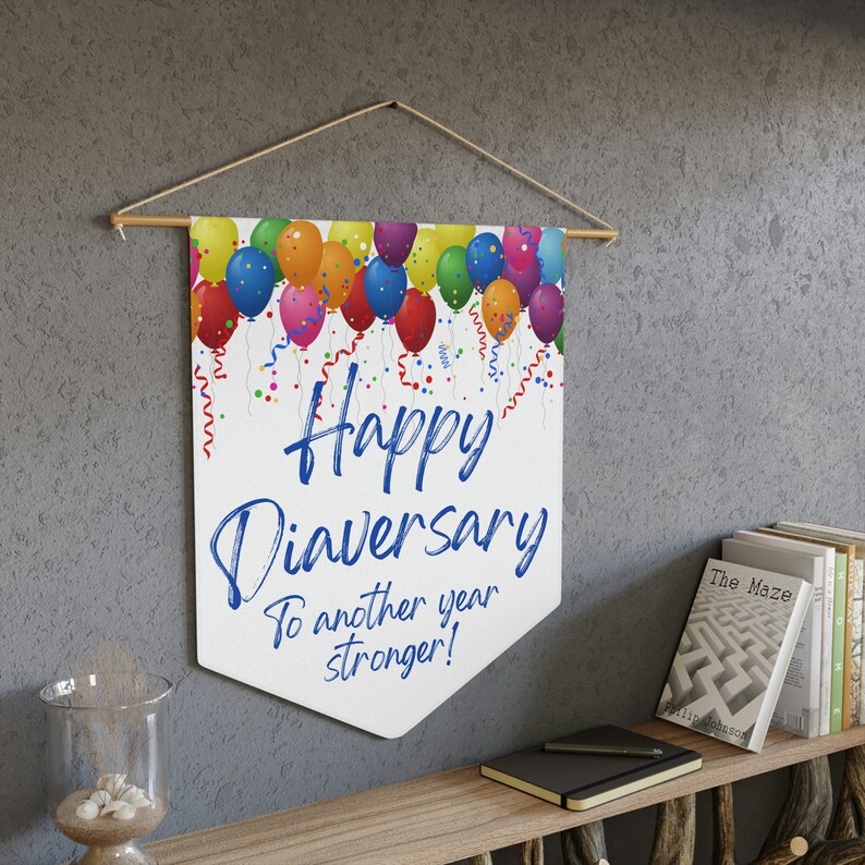 Happy Diaversary Banner Diabetes Pennant Type 1 Diabetes - Etsy