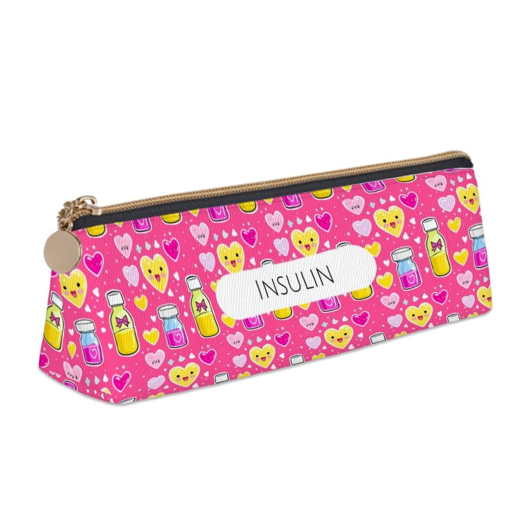 Triangular Diabetes Insulin Case • Medication Travel Pouch for Insulin ...