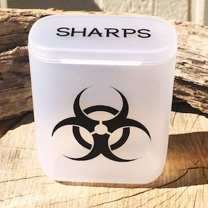 Travel Sharps Container, Travel Biohazard Storage, Type 1 Type 2 ...