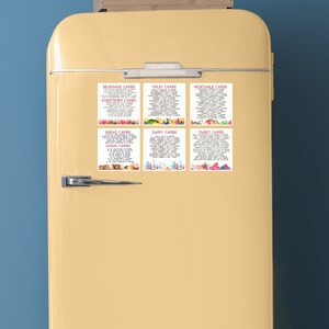 Carb Counting Type 1 Diabetes Magnets, Carbohydrate Count Magnets, Type ...