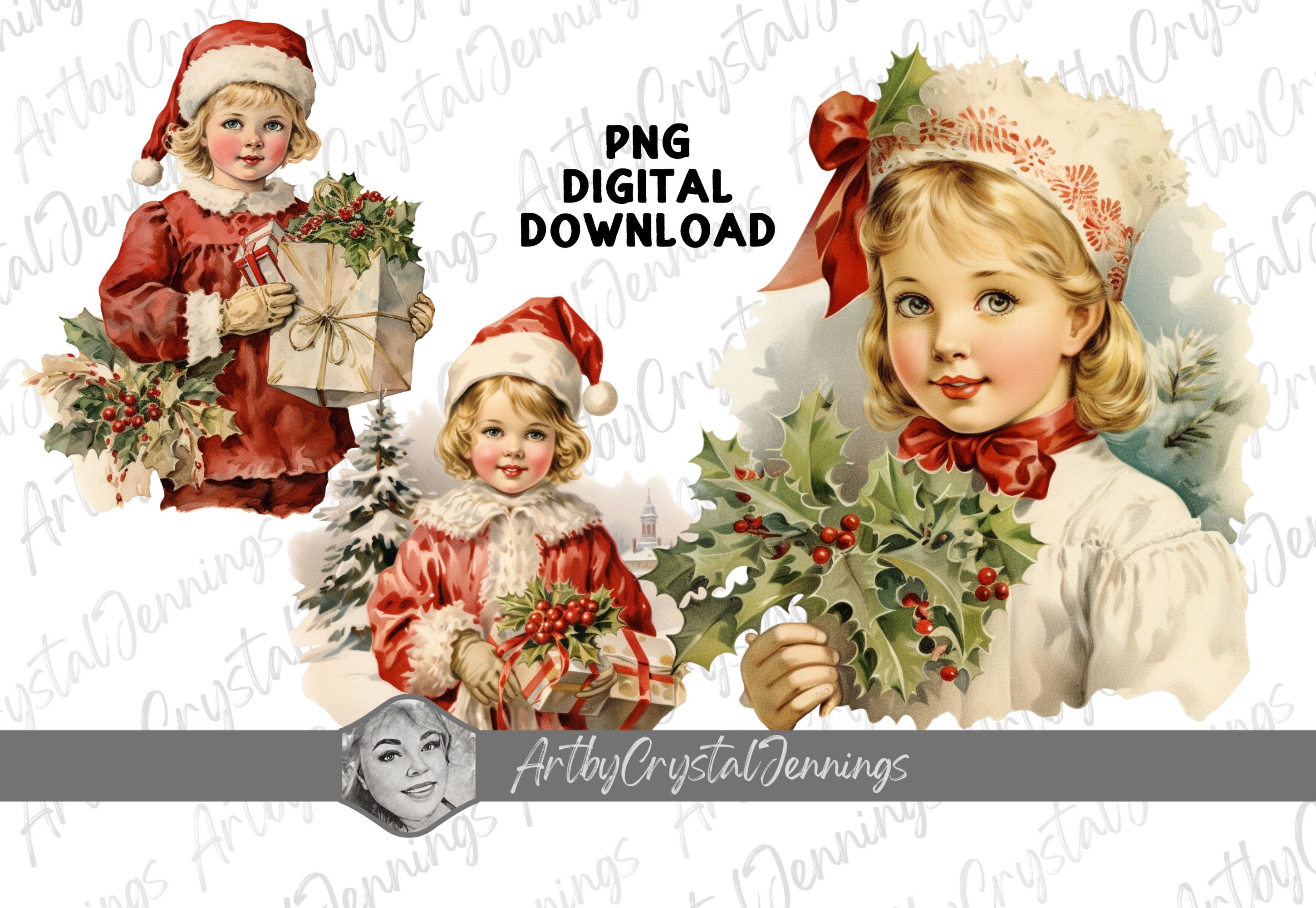 Free Vintage Christmas Clip Art