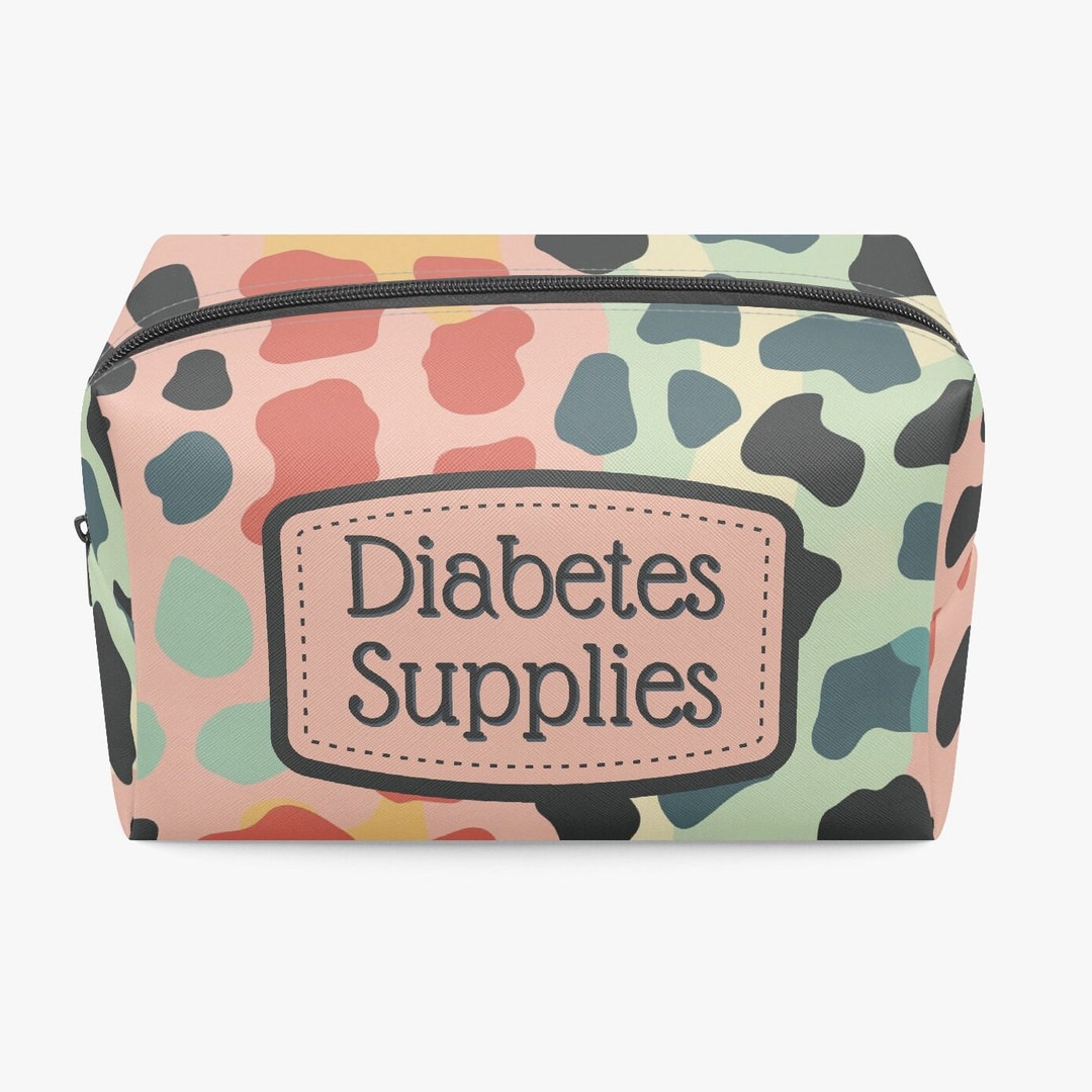 Diabetes Bag Type 1 Type 2 Diabetic Supply Case Storage Organization ...