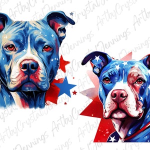 American Flag Pitbull PNG DIGITAL DOWNLOAD Sublimation Design ...