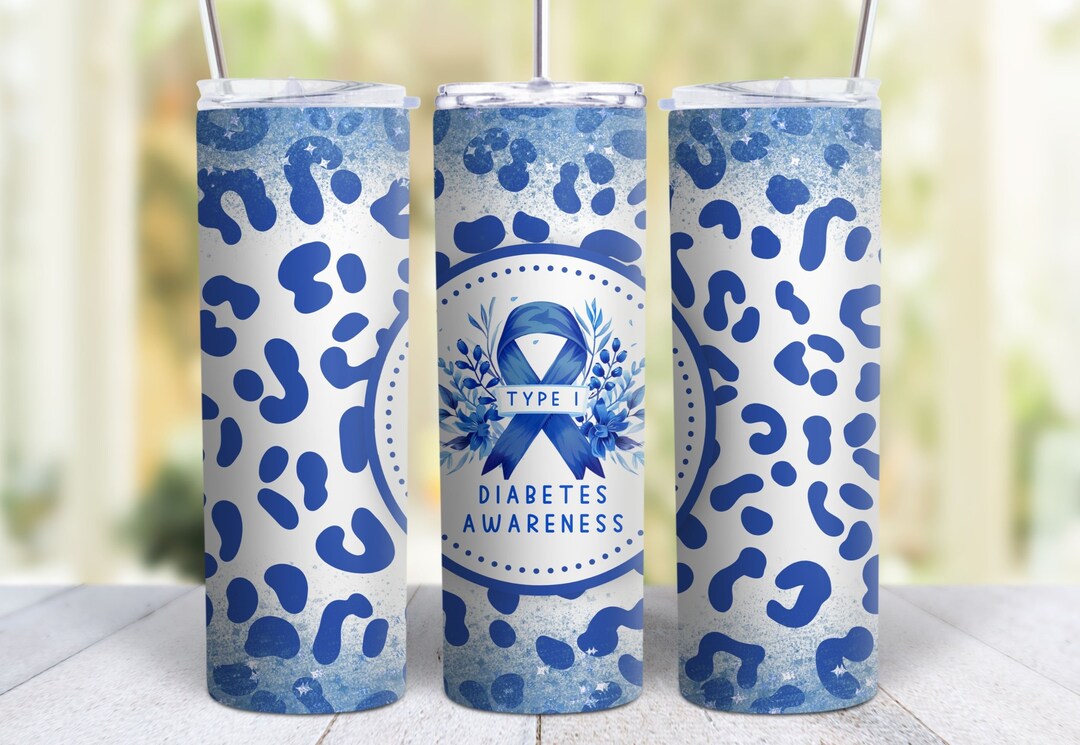 Type 1 Diabetes Awareness Ribbon Tumbler Wrap (PNG Digital Download) - Etsy