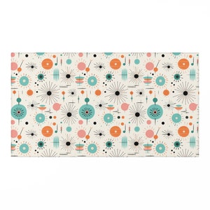 Mid Century Modern Rug Atomic Age Home Decor Rug Rugs for - Etsy