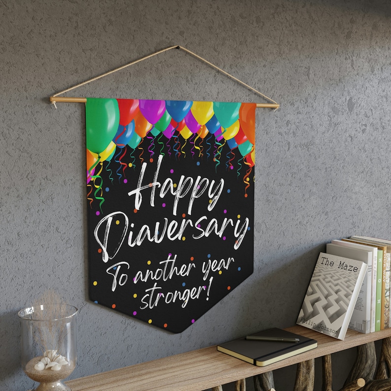 Happy Diaversary Banner Diabetes Pennant Type 1 Diabetes - Etsy