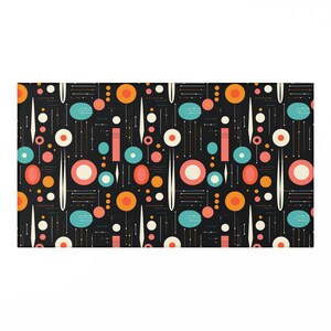 Mid Century Modern Rug Atomic Age Home Decor Rug Rugs for - Etsy