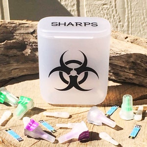Travel Sharps Container, Travel Biohazard Storage, Type 1 Type 2 ...