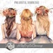 Three Sisters Sublimation Design Instant Download Watercolor 3 Girls ...