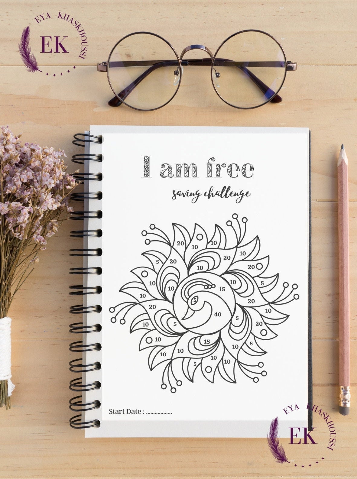 Savings Coloring Challenge , Money Savings Tracker Binder, Savings ...