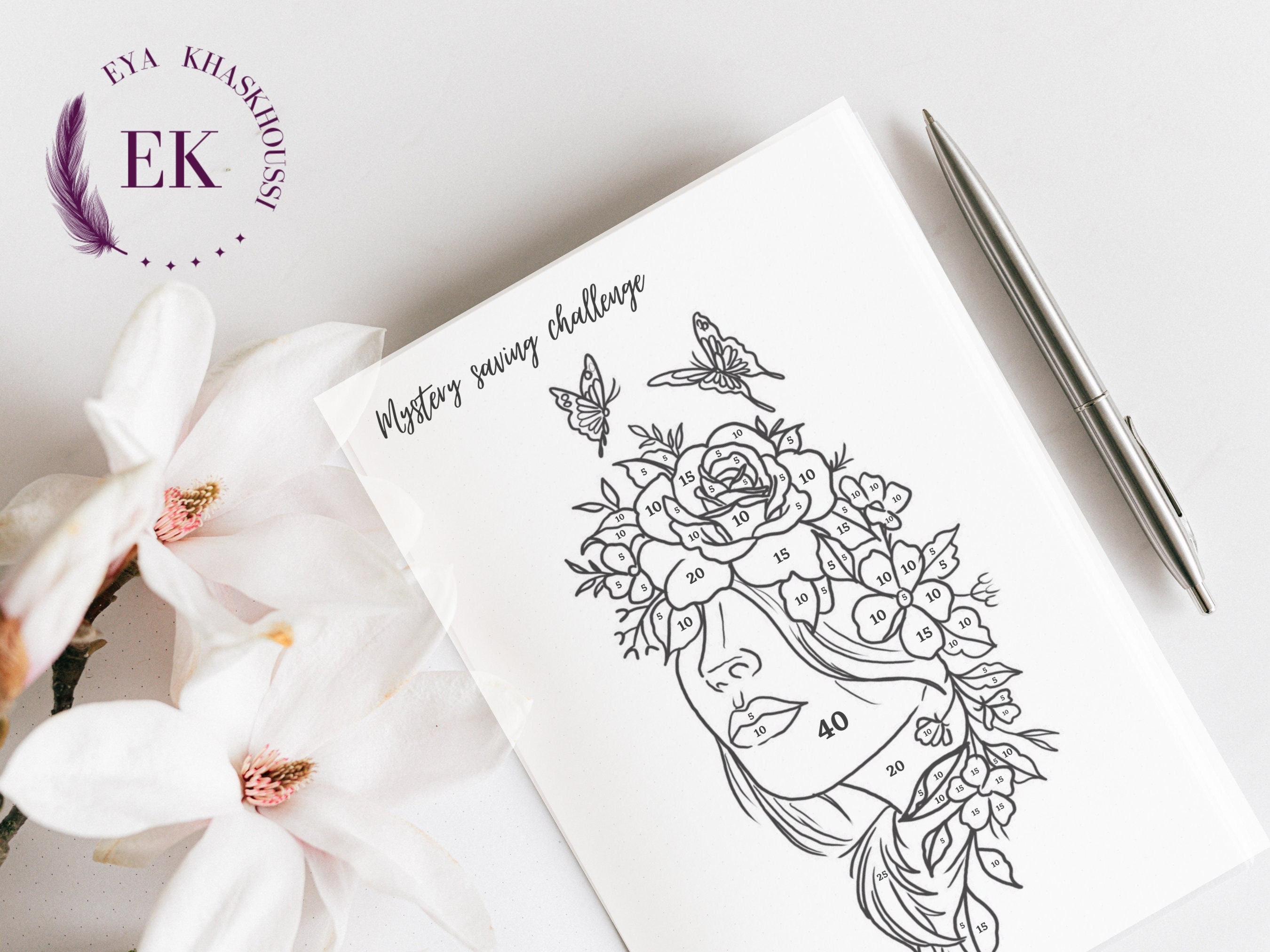 Savings Coloring Challenge, Money Savings Tracker Binder, Savings ...