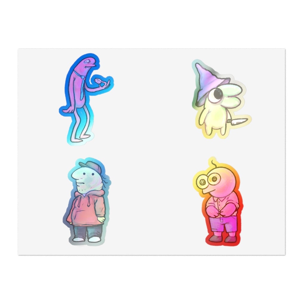 Smiling Friends Sticker Sheets - Etsy